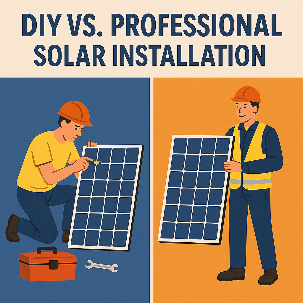 DIY vs. Professional Solar Installation in California